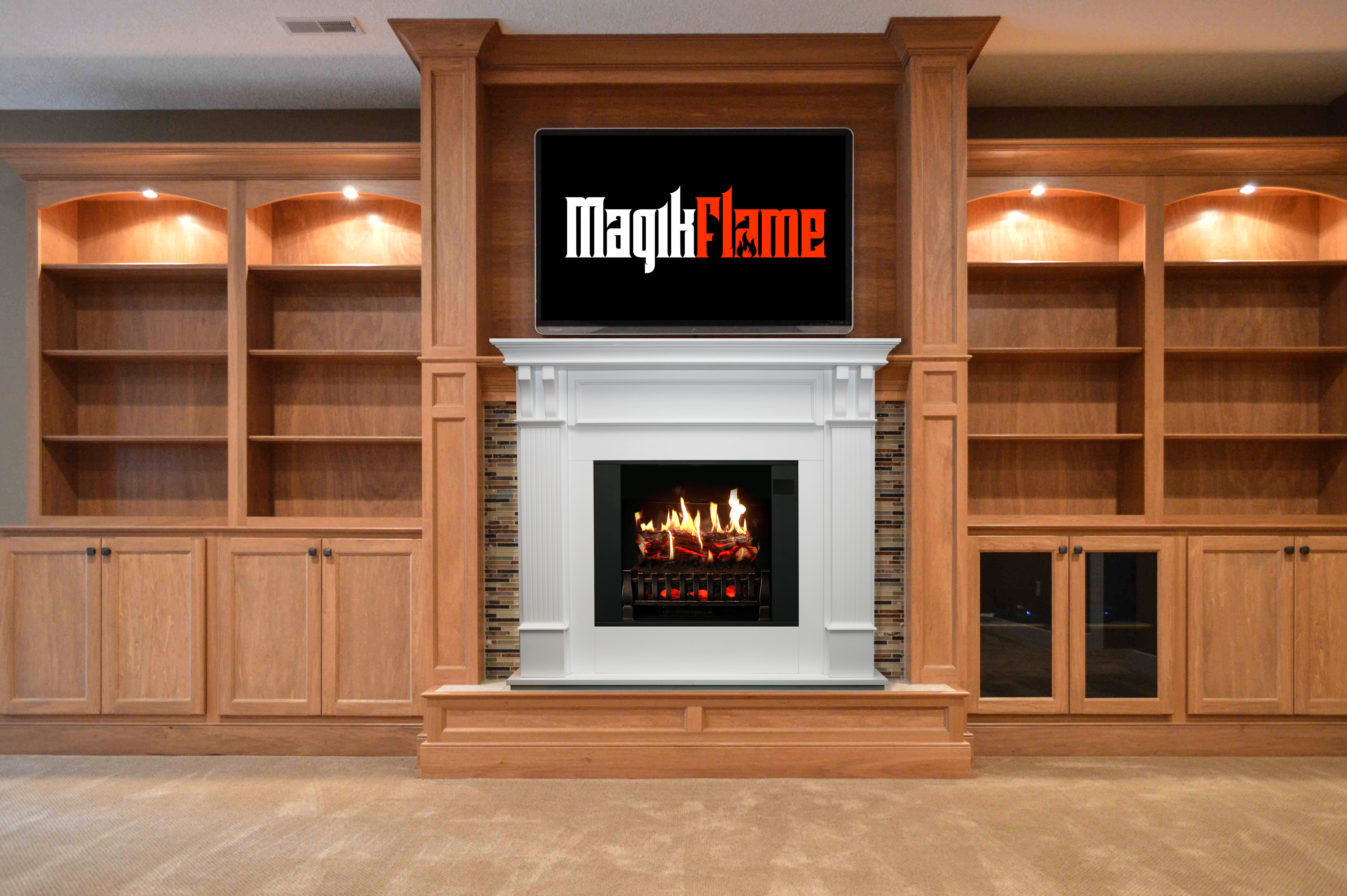 28 Inch Electric Fireplace Insert With Sound - Buy Now | MagikFlame