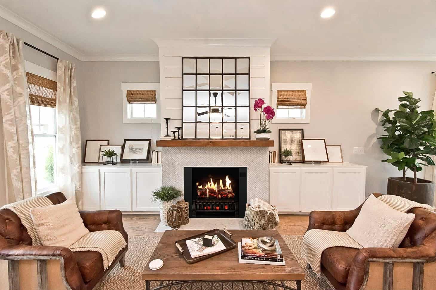 Mirrored Fireplace : Decor Your Fireplace With Mirror Front